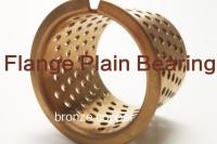 China Tin Bronze Cusn6 Cusn8 Flanged Sleeve Bearing for sale