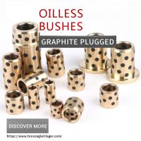 China Metric Size Damper Graphite Plugged Brass Bush Oilless for sale