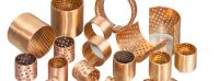 China High Temperature Resistance Flanged Bronze Bushings With Oil Pockets for sale
