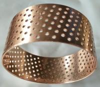 China Flange Wrapped Bronze Bearings Plain Bushes WB802WF Series CuSn8P for sale