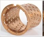 China Flange Wrapped Bronze Bearings Plain Bushes WB802WF Series CuSn8P for sale