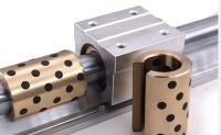 China Solid Cast Bronze Self Lubricating Guide Bushings Low Noise for sale