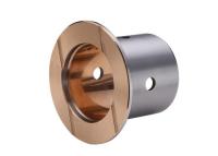 China Collar Type Bimetallic Bearing Bushes For Track Roller for sale