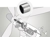China Flanged Pump Bushing Dia 18mm Length 18mm Wall Thickness 1mm for sale