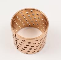 China High Load Wrapped Bronze Bearings With Flange Holes Through for sale
