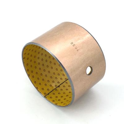 China Friction Bearings Bronze Bushing High Load Alternative CuSn6P Available for sale
