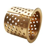 China PRMF 202316 Wrapped Bronze Flanged Bushing CuSn8 High Load for sale