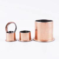 China Flange Bush Bearing Copper Cylindrical Tin Plating for sale