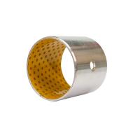 China Cylindrical Steel Sintered Bronze Composite POM Sliding Bushing for sale