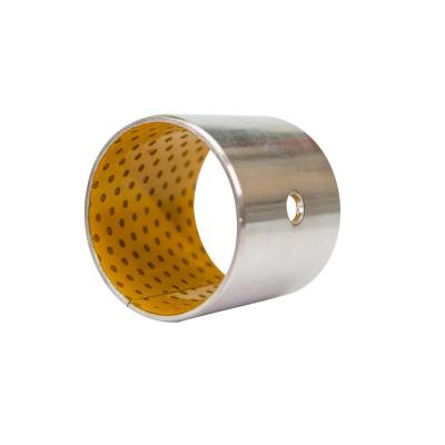 China Cylindrical Steel Sintered Bronze Composite POM Sliding Bushing for sale