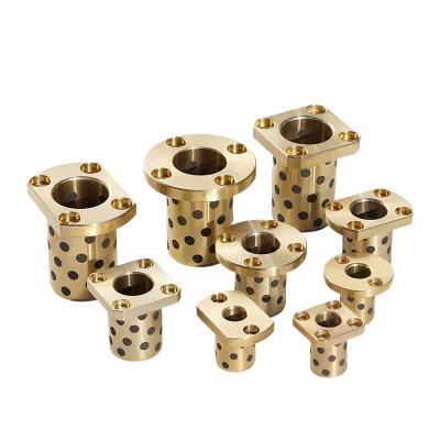 China Tin Bronze Graphite Plugged Bushings C90800 CuSn12 for sale