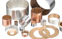 China Jf800 Gunmetal Bronze Bimetal Bearing Bushes Groove Design for sale