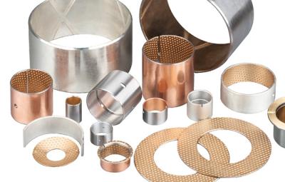China Jf800 Gunmetal Bronze Bimetal Bearing Bushes Groove Design for sale
