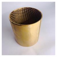 China CuSn8 CuSn6 Metric Flange Bronze Bushing Self lubricating for sale