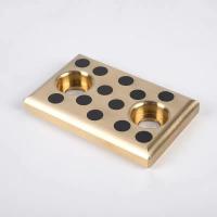 China Metric Oilless Wear Plate Graphite Plugged Bronze for sale