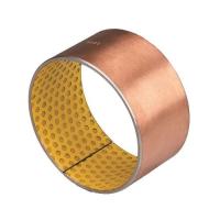 China Oilless Bearing Bush Tin Or Copper Plating Yellow for sale
