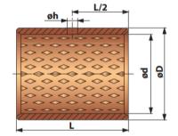 China High Load Capacity Bronze Bushing Without Perforation / Flange for sale