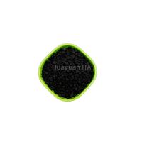 China Black Granular Sprinkle Sodium Humate Granules 5-6mm Size Soluble In Water for sale