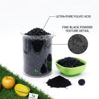 China Water-Soluble Potassium Humate Powder with 95%-100% Solubility, 60-70% Humic Acid, and 8-12% K2O for Fertigation for sale