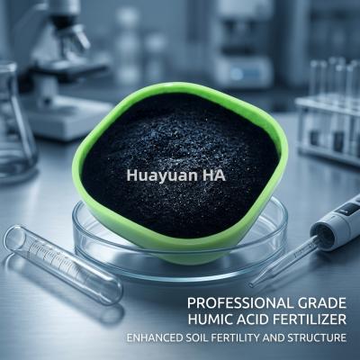 China Bio Fulvic Acid Potassium Humate Flake Biostimulant with 50% Fulvic Acid for Salt Stress Mitigation and Water Saving Effect for sale