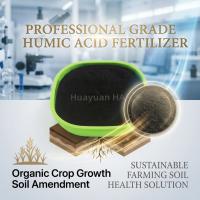 China High Purity Potassium Humate Flake with 80% Humic Acid 50% Fulvic Acid and 12% K2O for Philippines Rice Cultivation for sale