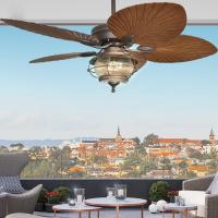 China 52 Inches Waterproof Ceiling Fan With Light 5 ABS Blades Weather Proof Ceiling Fan for sale