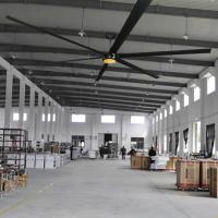 China 100 Inch Warehouse Industrial Fan Aluminum Blade Warehouse Ceiling Fans for sale