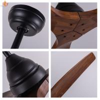 China Restaurant American Ceiling Fans Wood Ceiling Fans Without Lights for sale