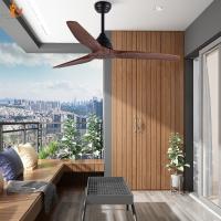 China Restaurant American Ceiling Fans Wood Ceiling Fans Without Lights for sale