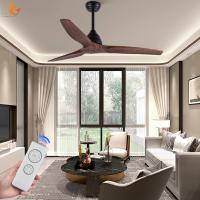 China Restaurant American Ceiling Fans Wood Ceiling Fans Without Lights for sale