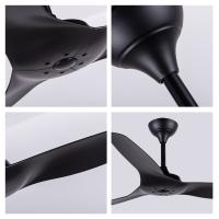 China ABS Blade American Ceiling Fans Living Room Black 52 Inch Ceiling Fan for sale