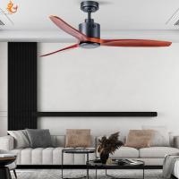 China American Hunter 52 Ceiling Fan 3 ABS Blades DC Motor Black Brown for sale
