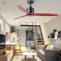 China American Hunter 52 Ceiling Fan 3 ABS Blades DC Motor Black Brown for sale