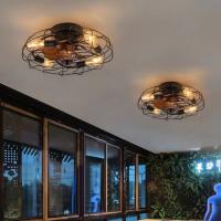 China 20 Bathroom Ceiling Fan With Light 20 Ceiling Fan Blades 7 ABS for sale