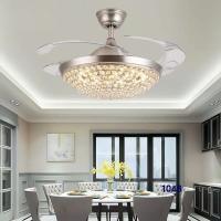 China 42 Inch LED 36W Color Changable Modern DC Motor Ceiling Fan With Light for sale