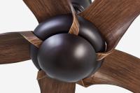 China 52 Inch High Airflow Quiet Ceiling Fan 5 ABS Blades For Office for sale