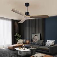 China ECO 52 Solid Wood Ceiling Fan Natural Wood Ceiling Fan With Light for sale