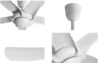 China Five ABS Blades 52 Inch Fan Low Power Consumption Ceiling Fan for sale