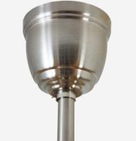 China Silver ECO European Ceiling Fans 52in Energy Efficient Ceiling Fans for sale