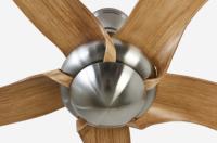 China Silver ECO European Ceiling Fans 52in Energy Efficient Ceiling Fans for sale