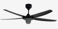 China ECO Fans 56 Inch Modern Black DC Motor Ceiling Fan For Office for sale