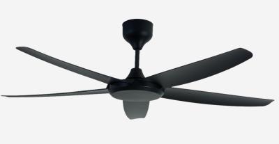 China ECO Fans 56 Inch Modern Black DC Motor Ceiling Fan For Office for sale