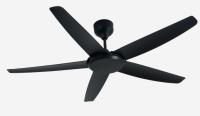 China ECO Fans 56 Inch Modern Black DC Motor Ceiling Fan For Office for sale