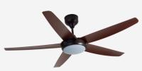 China Gold 56 Inch Modern DC Motor Ceiling Fan with light For Office for sale