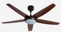 China Gold 56 Inch Modern DC Motor Ceiling Fan with light For Office for sale