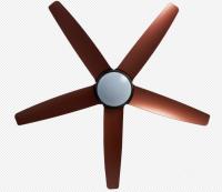 China Gold 56 Inch Modern DC Motor Ceiling Fan with light For Office for sale
