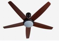 China Gold 56 Inch Modern DC Motor Ceiling Fan with light For Office for sale