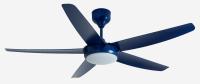 China Blue 56 Inch Modern DC Motor Ceiling Fan remote control With Light for sale