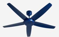 China Modern Blue 56 Inch DC Motor Ceiling Fan Remote Control Without Light for living room for sale