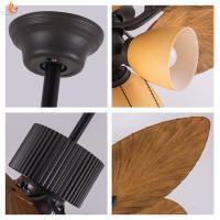 China ABS Flower Design Ceiling Fan 52 Inch European Style Ceiling Fans for sale